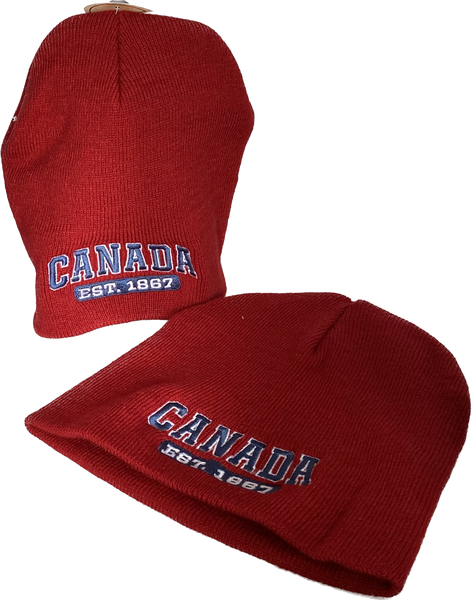 Red Toque Canada Est 1867 – O Canada
