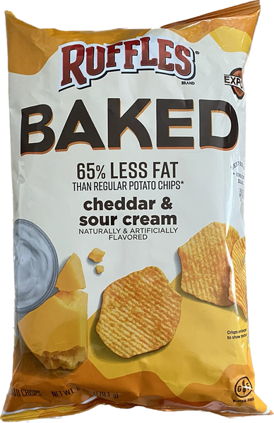 Ruffles Baked Cheddar & Sour Cream 170g – O Canada