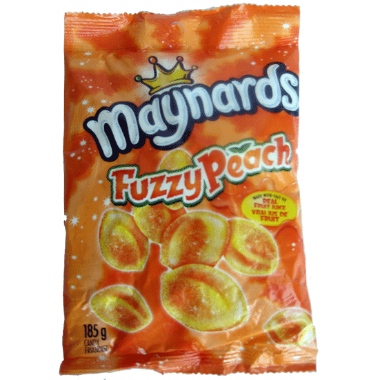 Maynards Fuzzy Peach 154g – O Canada